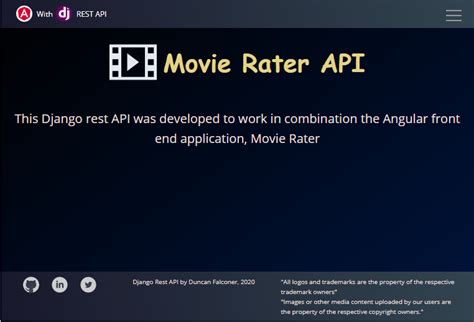 Github Ddeveloper72movieratings Django Api For Managing Movie Ratings