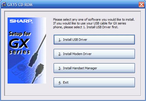 Installing The Sharp GX15 Software User Interfaces Project Cerbera