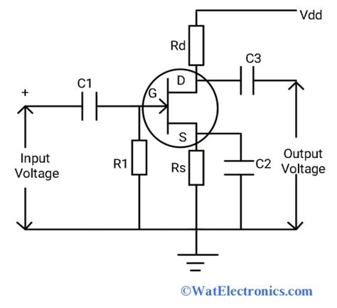 jfet amplifier circuit diagram