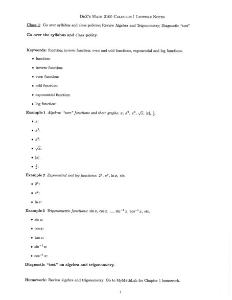 Calculus Lecture Notes MATH Studocu