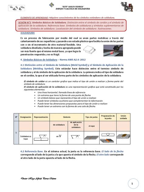 1 Sesion Lec Plan Sol 2023 Pdf Soldadura Construcción