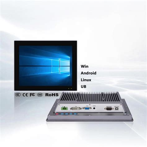 Inch Ip Waterproof Capacitive Resistance Industrial Fanless Hd Lcd Panel Display Mini Pc