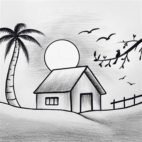 آموزش نقاشی کودکان On Instagram “یه نقاشی سه بعدی با هم بکشیم🏠🏡 چطوره