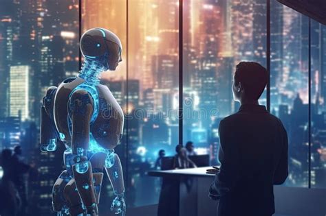 Robotic Ai Futuristic Technology Or Machine Learning Humanoid Face Chatgpt Bot