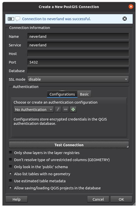 How To Open Qgis Project Without Being Asked For Postgis Credentials Every Time Geographic