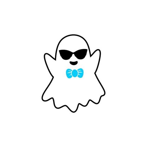 Cute Ghost With Sunglasses Cuttable Design Cuttable Apex Embroidery