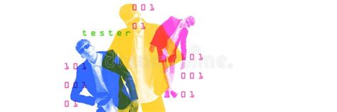 Young Man Working As Manual Qa Engineer Testing Apps Websites And