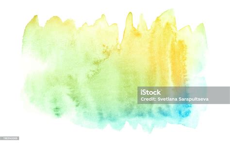 그라데이션의 부드러운 전환파스텔 색상의 멀티 컬러 수채화 이혼과 국경이있는 고립 된 장소 텍스트의 복사 공간이 있는 프레임입니다 그라데이션에 대한 스톡 사진 및 기타 이미지