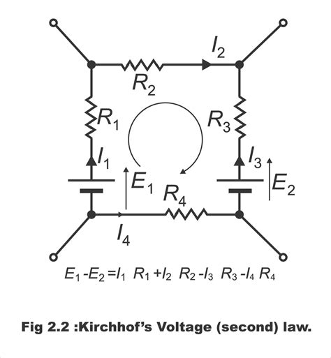 Kirchhoffs Law Series Circuit Current Kirchhoffs Current And Voltage