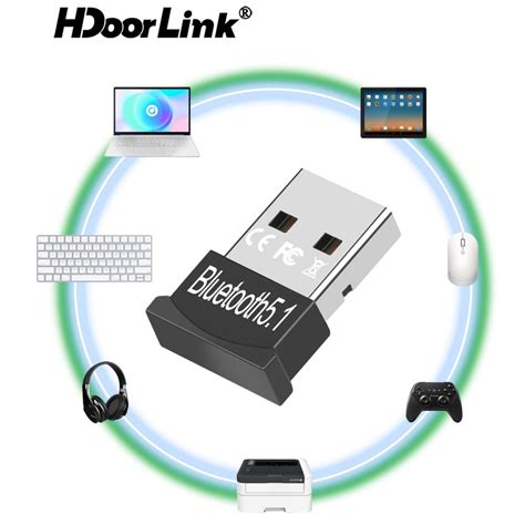 HdoorLink Bluetooth Dongle Music Audio Wireless Receiver Mouse USB Transmitter USB Bluetooth