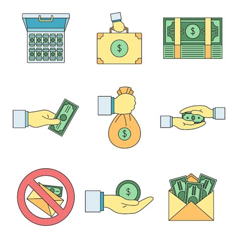 Premium Vector Bribery Corrupt Practices Icon Set Outline Set Of