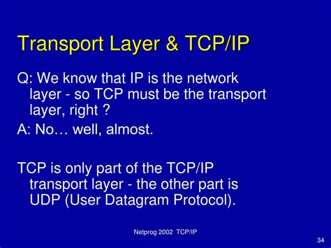 ppt tcp ip transmission control protocol internet protocol