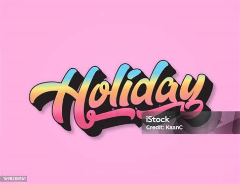 휴일 레터링 레트로 스타일 레터링 스톡 일러스트 초대장 또는 인사말 카드 스톡 일러스트레이션 계절에 대한 스톡 벡터 아트 및 기타 이미지 Istock