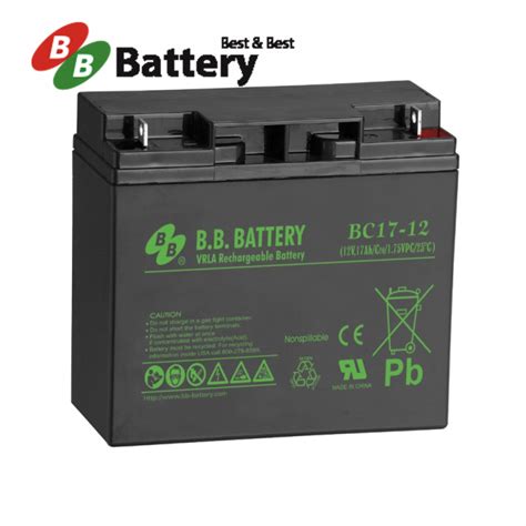 Bc17 12 Bb Battery12v17ah