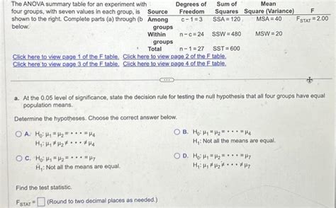 solved determine the critical value fα round to two