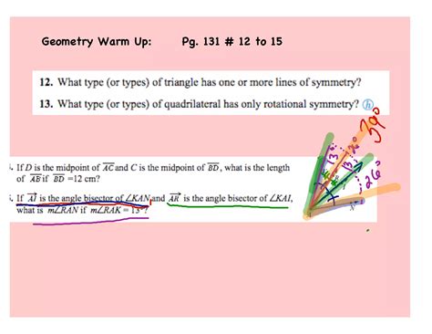 Linear Pairs Ppt
