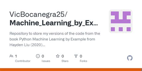 Github Vicbocanegra25machinelearningbyexample Repository To Store My Versions Of The Code
