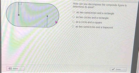 How Can You Decompose The Composite Figure To Determine Its Area As