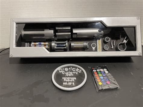 Exploded View Litesaber Display 3d Printed