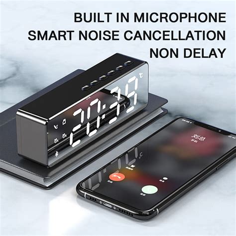Digital Alarm Clock Smart Wireless Bluetooth Speak Grandado