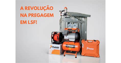 Revolucione A Construção Em Lsf Com Um Sistema De Pregagem Pneumático único