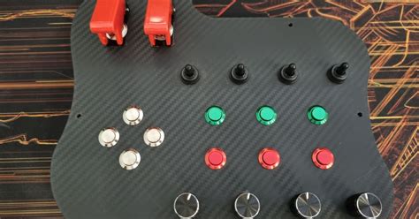 Button Box Sim Racing by Riedknüppel Download free STL model Printables com
