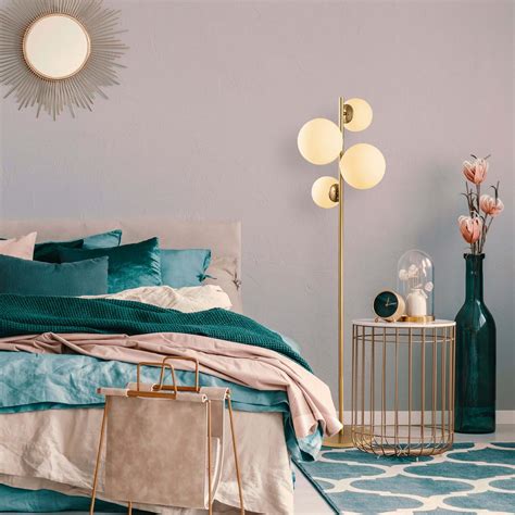 Pearl Floor Lamp Gold Swiftbeacon