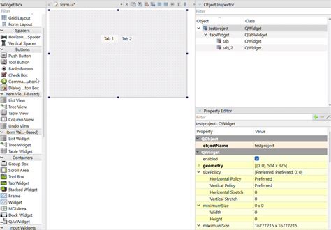 Unable To Add Widgets To Object Inspector In Qt Creatordesigner Qt Forum