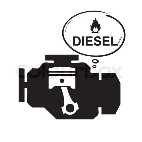 Diesel Engine Stock Vector Colourbox