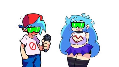 Fnf Rule 34 Green Glasses Meme Sky And Bf Meme Friday Night Funkin Fnf Animation Erofound