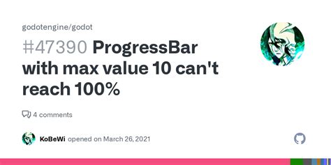 Progressbar With Max Value 10 Cant Reach 100 · Issue 47390