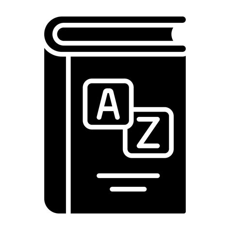 Dictionary Icon Style 13634667 Vector Art At Vecteezy
