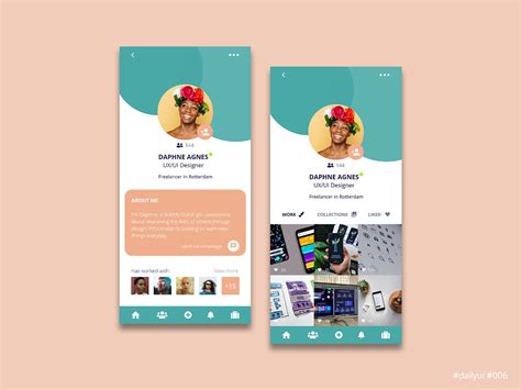 Daily Ui Design Challenge User Profile On Behance