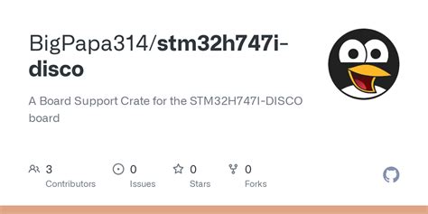 Github Bigpapa314stm32h747i Disco A Board Support Crate For The