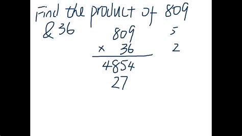 Find The Product Of Two Number Youtube