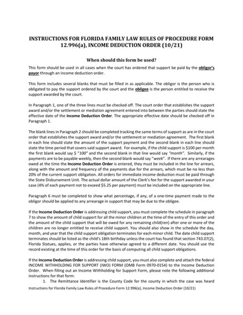 Form 12996a Download Fillable Pdf Or Fill Online Income Deduction