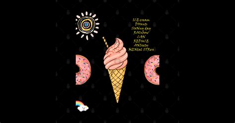 Summer Ice Cream Dounts Rainbow Ice Cream Food Sticker Teepublic