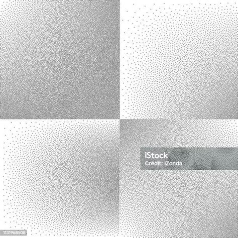 벡터 일러스트 레이 션 그레이 니 블랙 및 화이트 모래 질감 하프톤 도트 패턴 그라데이션 그레인 배경 곡초류에 대한 스톡 벡터