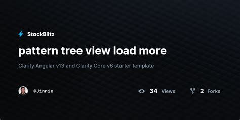 Pattern Tree View Load More Stackblitz