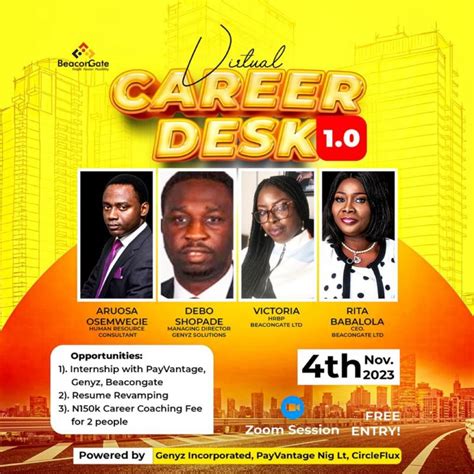 Rita Babalola On Linkedin Career Desk 10 See Link You Are Free To
