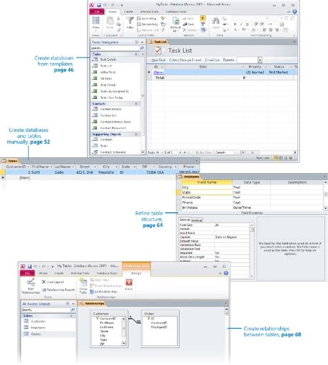 Create Databases And Simple Tables Microsoft Press Store