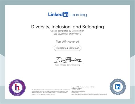 Stefania Han On Linkedin Certificate Of Completion