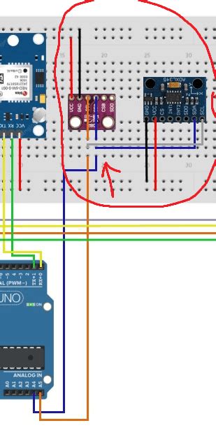 Is Connecting 2 I2c Devices Bmp280 And Adxl345 Using Only A4 And A5