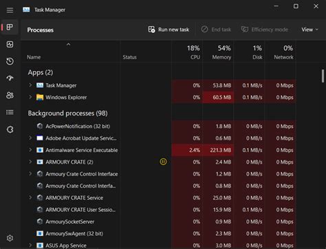 Task Manager Dark Mode R Pcmasterrace