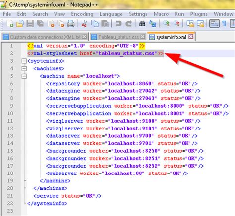 Building A Status Webpage Based On Systeminfo Xml