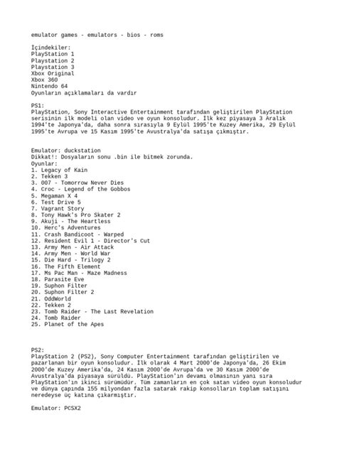 Emulator Games Emulators Bios Pdf
