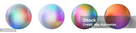 유리 다채로운 공세트 흰색 배경에 강조 표시된 광택 사실적 공 3d 추상 벡터 일러스트레이션 그림자가 있는 큰 금속 버블 3차원 형태에 대한 스톡 벡터 아트 및 기타 이미지