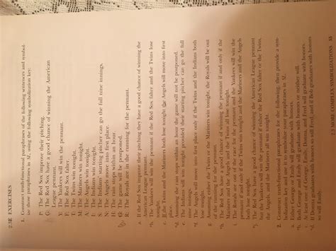 Solved 2 3e Exercises 1 Construct Truth Functional