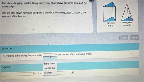 Solved The Triangular Prism And The Triangular Pyramid Shown Have The