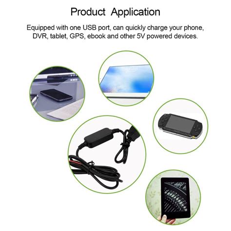 Onever 15W Dual Spannung USB Adapter 12 V Zu 5 V K Grandado